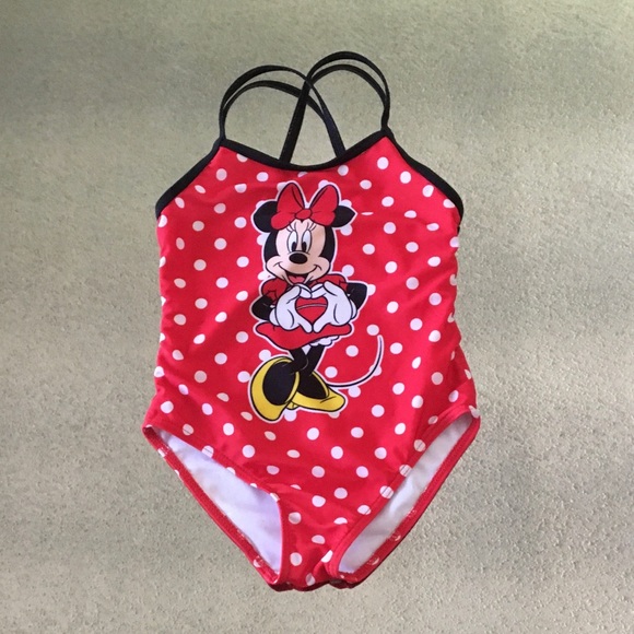 Disney | Swim | Disney Junior Minnie Swimsuit | Poshmark